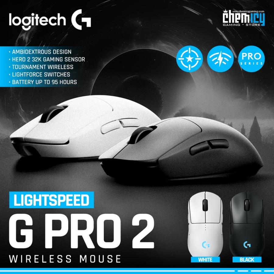 Jual Logitech G Pro 2 Lightspeed Wireless Gaming Mouse | Shopee Indonesia