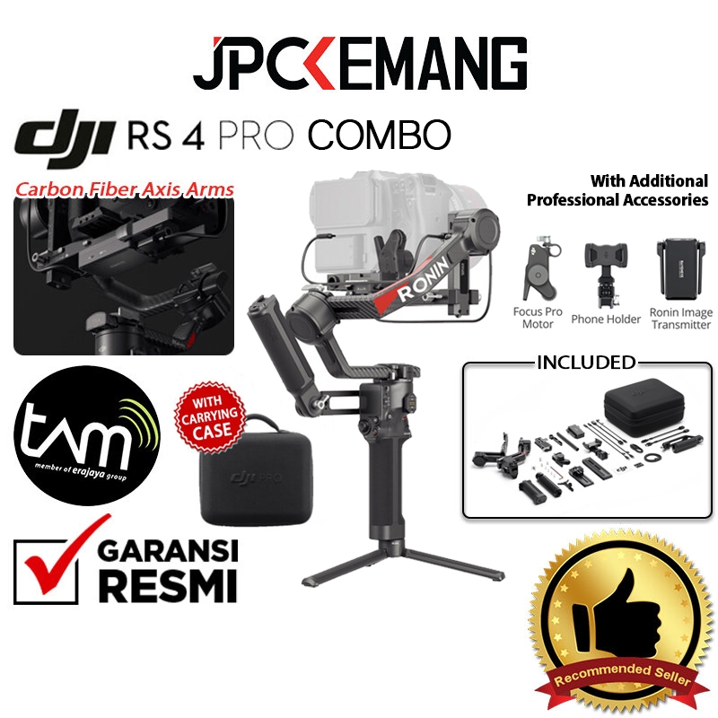 Jual DJI RS 4 Pro Combo Gimbal Stabilizer Camera DJI Ronin S4 DJI RS4 Pro Combo Garansi Resmi ...