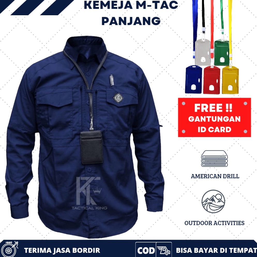 Jual KODE K82S Tactical King Kemeja Tactical Pria Lengan Panjang MTAC ...