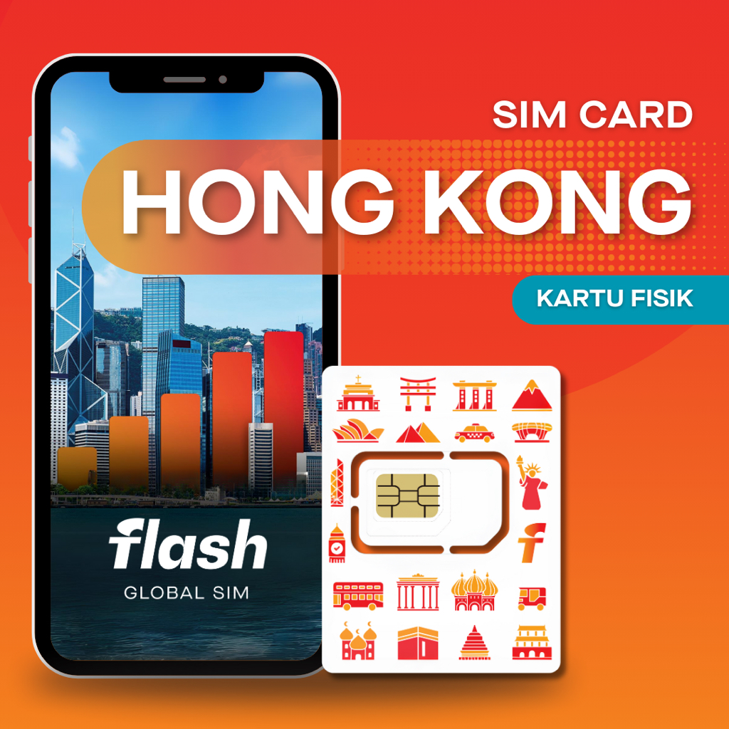 Jual SIM card Hong Kong Quota Data Flash Global SIM (Simcard Hongkong ...