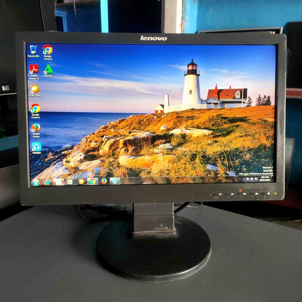 Jual Monitor Lcd Merk Lenovo Ukuran Layar 19 Wide Inch Kondisi Normal ...