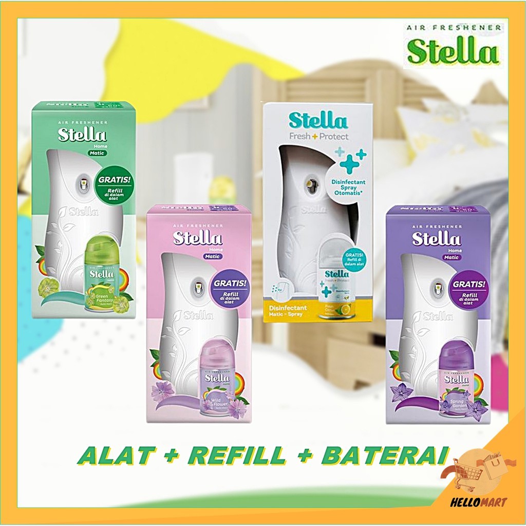 Jual Stella Matic Spray Device Aroma Lemon 225ml | Shopee Indonesia