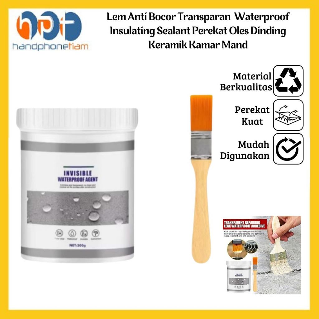 Jual Lem Anti Bocor Transparan Jaysuing Invisible Waterproof Insulating Sealant Perekat Oles ...