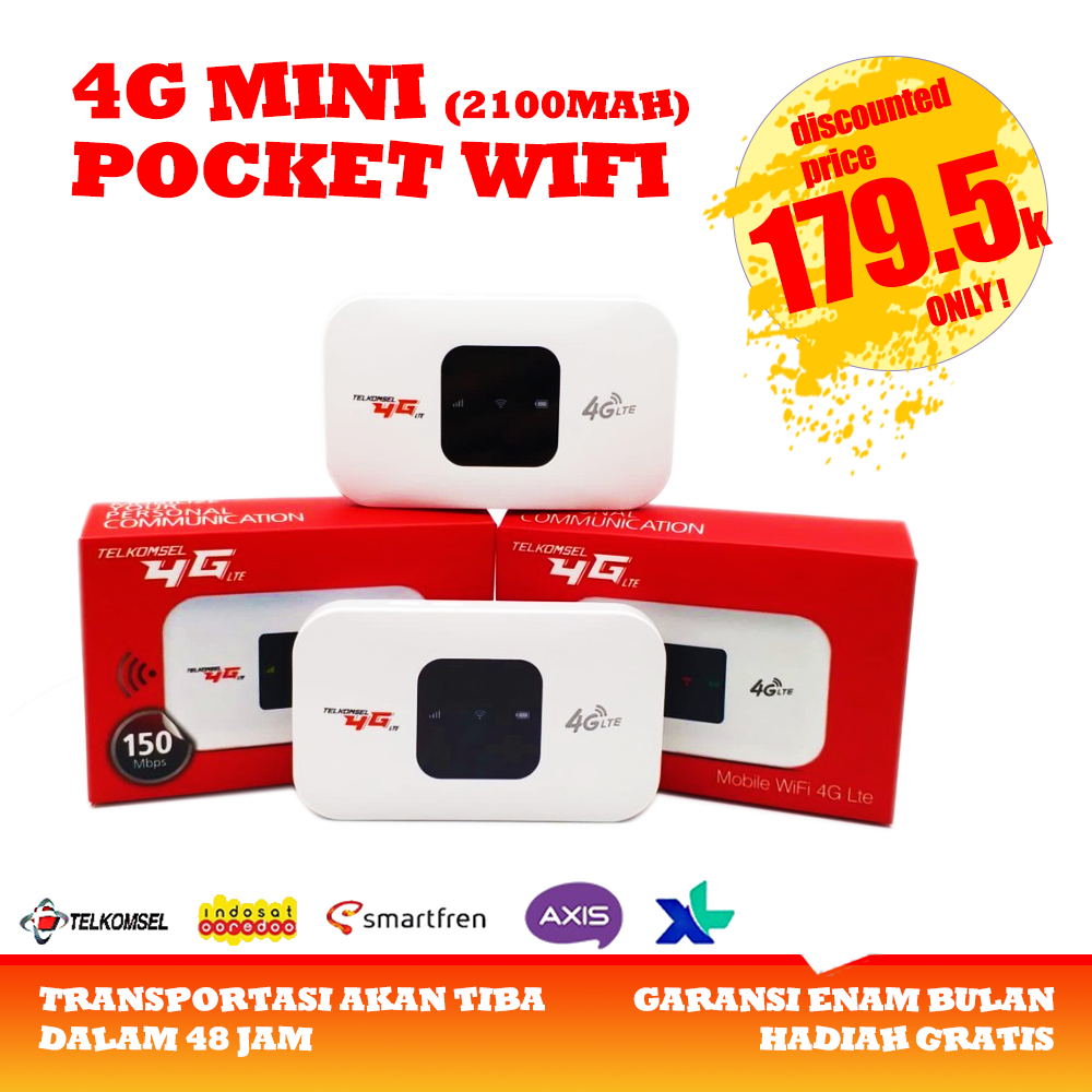 Jual Modem WiFi,MIFI MODEM WIFI 4G Unlock All Operator 300Mbps Router ...