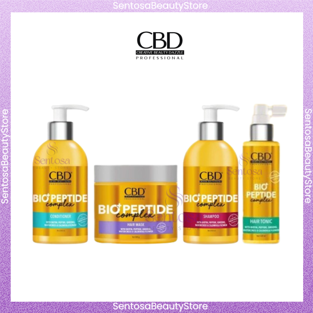 Jual CBD BIO+PEPTIDE COMPLEX Shampoo / Conditioner / Hair Mask / Hair ...