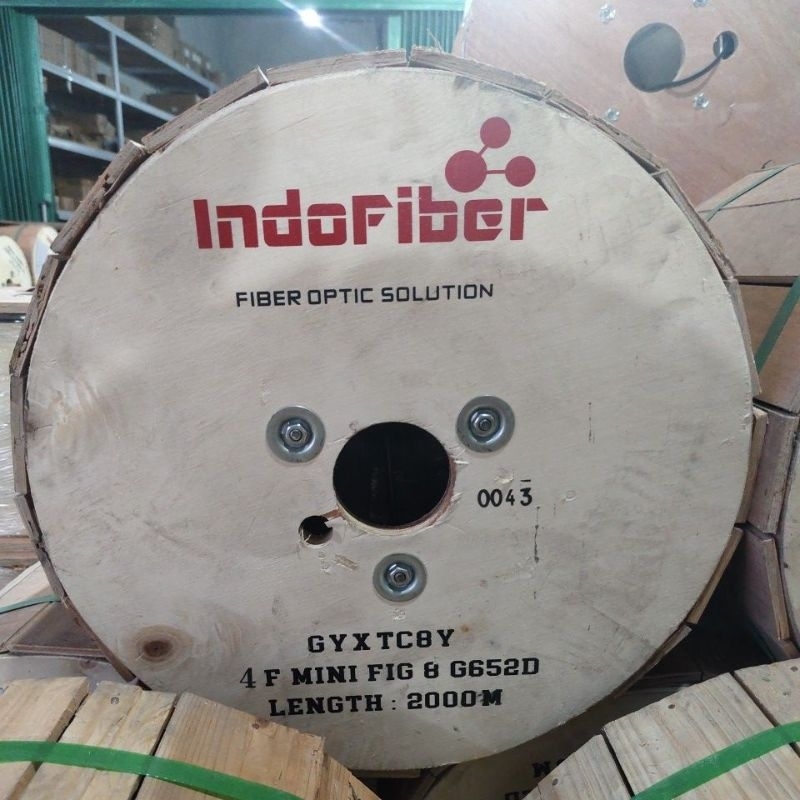Jual KU MINI 4 CORE FIG8 2000 METER INDOFIBER | Shopee Indonesia