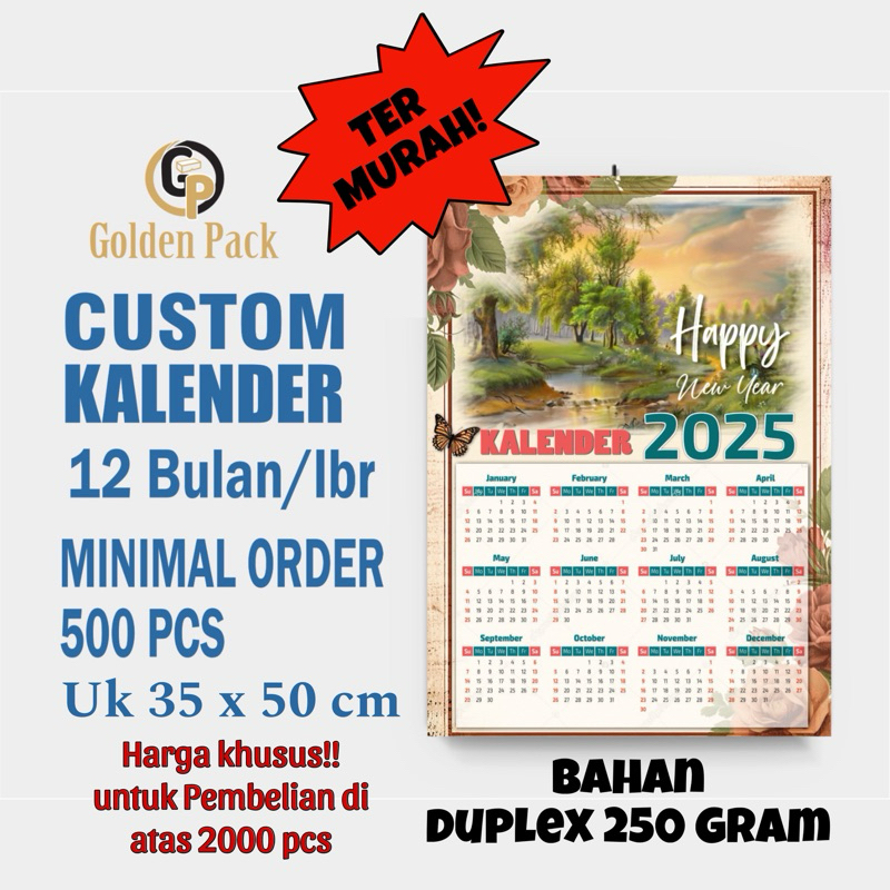 Jual Kalender dinding 2025 | Untuk Partai,Pemilu,Pilkada,perusahaan,dll ...