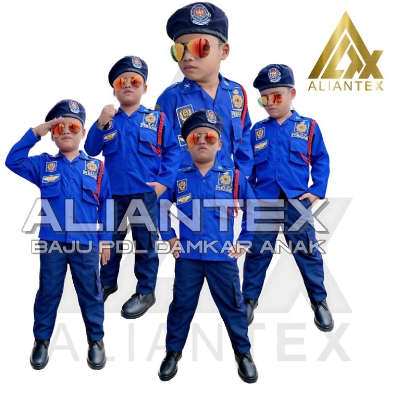 Jual ALIANTEX - PDL Damkar Biru Anak | Shopee Indonesia