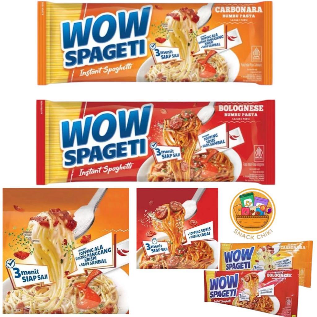Jual WOW SPAGETI Instant spaghetti 84gr ( HARGA 4 PCS ) | Shopee Indonesia