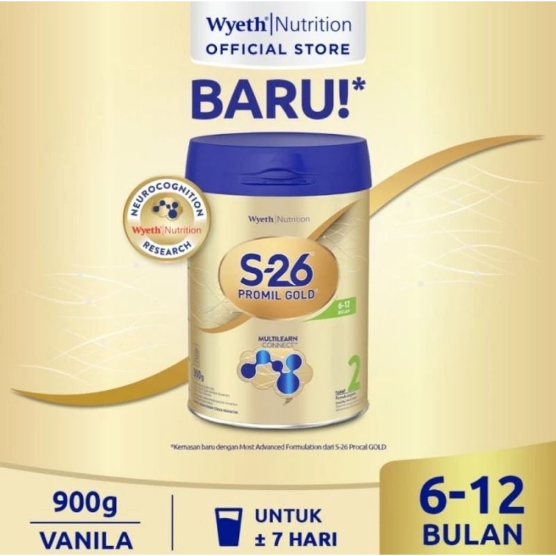 Jual Susu S-26 S26 Promil Gold TAHAP 2, 400 gram, 900 gram | Shopee ...