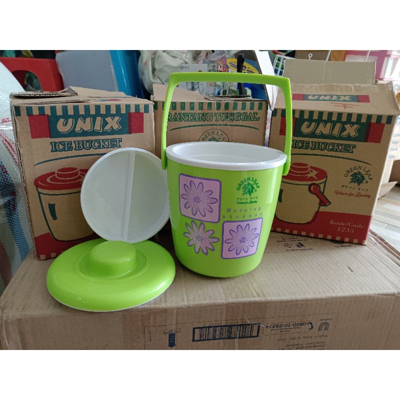 Jual green leaf ice bucket rice bucket / tempat es tempat nasi Unix ...