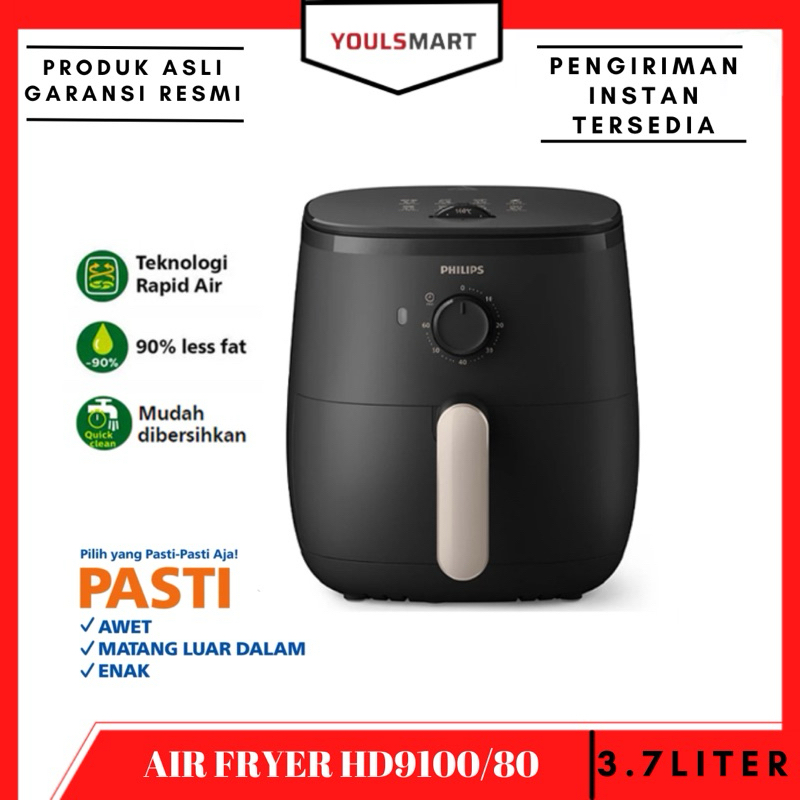 Jual Philips Airfryer Multifungsi HD9100/80 Dengan RapidAir Technology ...