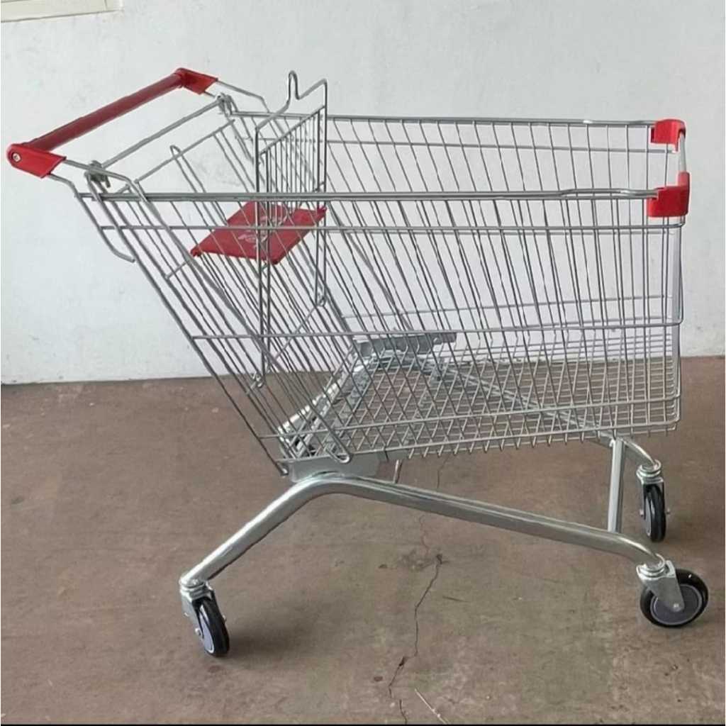 Jual Troli Belanja 180L Trolley Supermarket Troli Belanja Shopping ...