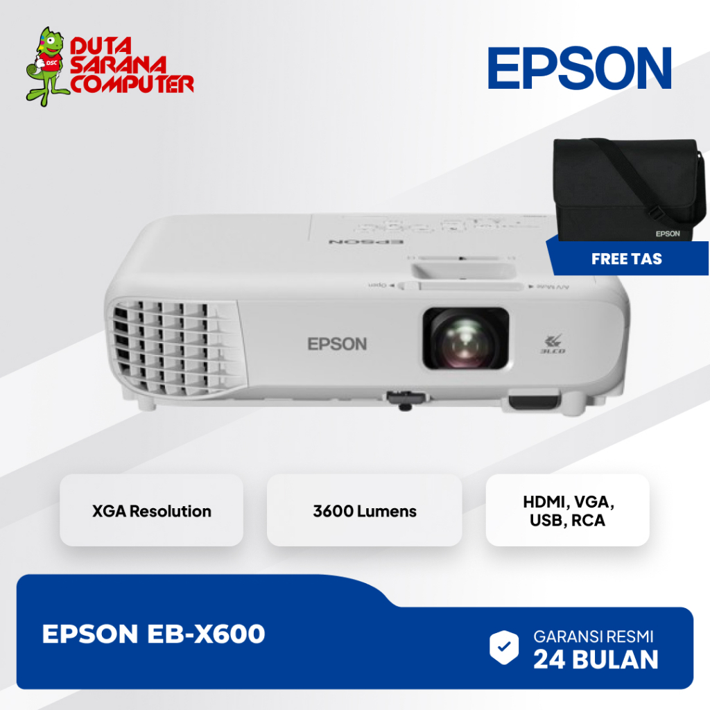 Jual EPSON EB-X600 XGA 3LCD TKDN CERTIFIED PROJECTOR | Shopee Indonesia