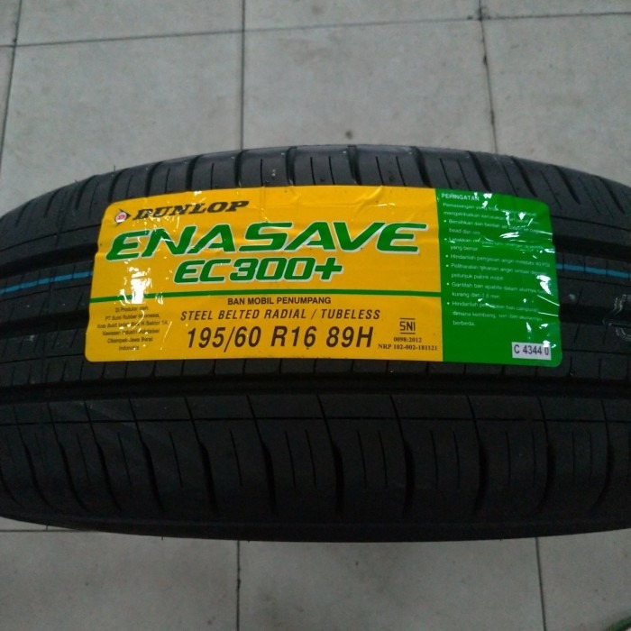 Jual PROMO Dunlop Enasave EC300+ Ukuran 195/60 R16 - Ban Mobil BR-V Serena XL7 APV | Shopee ...