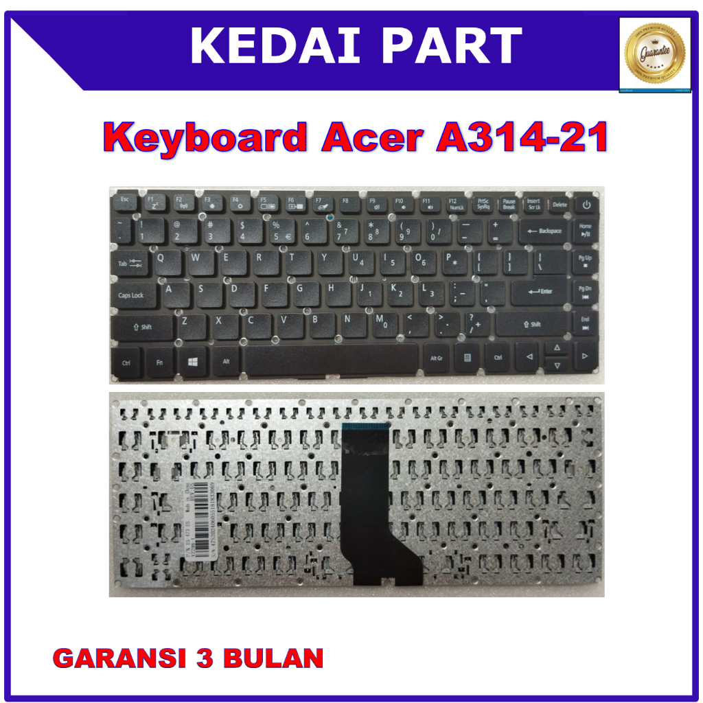 Jual Keyboard Acer Aspire 3 A314-21 A314 A314-31 A314-32 A314-41 A514 A514-52 A514-53 | Shopee ...