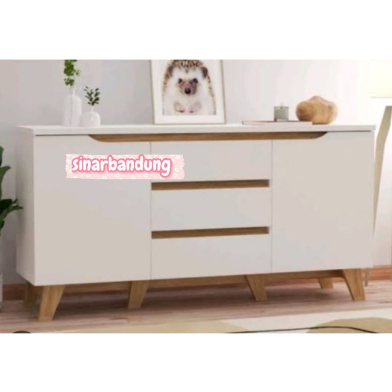 Jual MEJA BUFFET MINIMALIS / BUFFET TV MINIMALIS | Shopee Indonesia