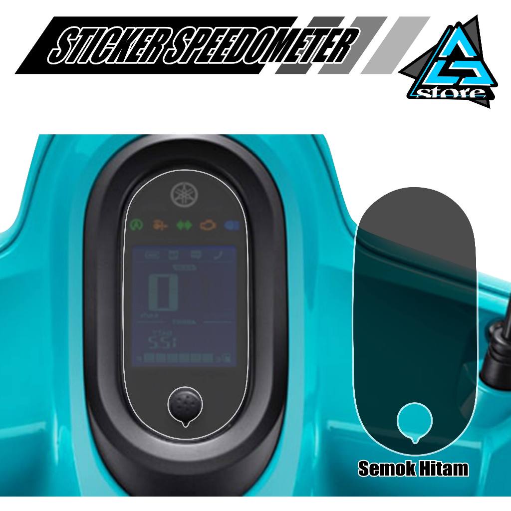 Jual STICKER ANTIGORES,PELINDUNG SPEEDOMETER FAZZIO/STICKER SPEEDOMETER ...