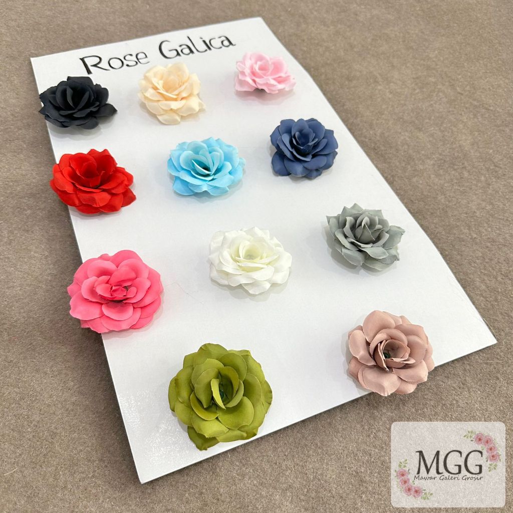 Jual Kuntum Bunga Mawar Premium Gallica (1Pack:50Pcs) Bunga Dekorasi ...