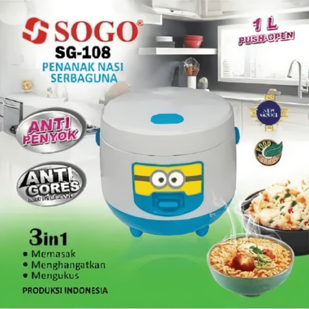 Jual Rice Cooker Mini Sogo SG-108 300 Watt | Shopee Indonesia