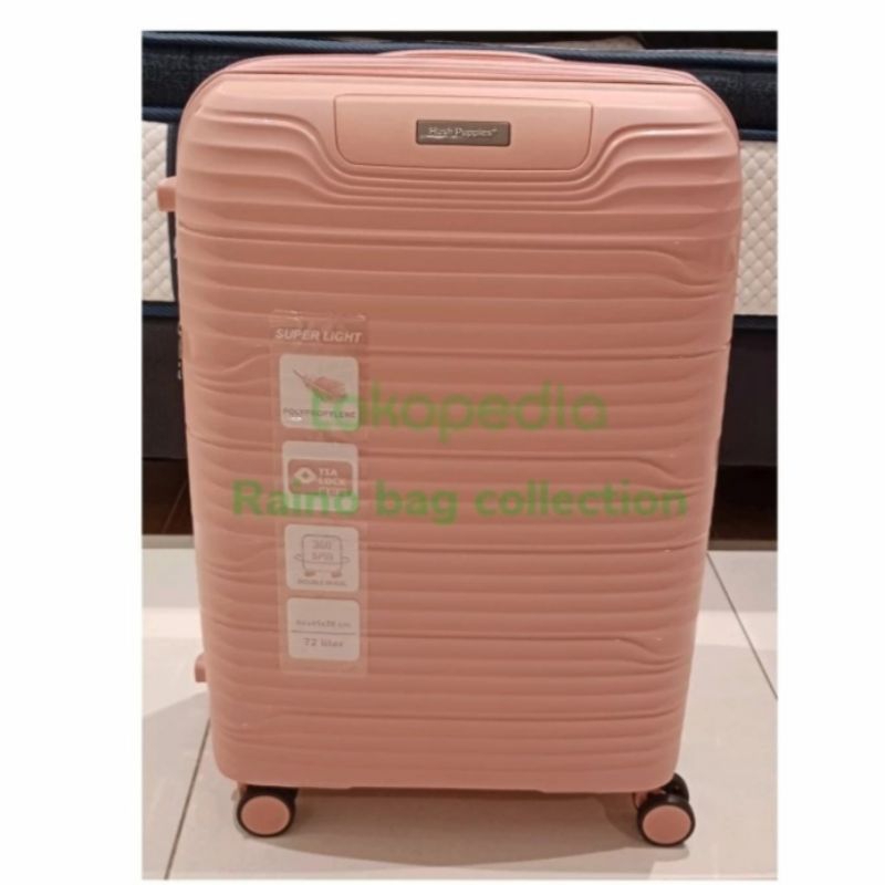 Jual Koper Hush Puppies Ultra Light Medium 24" inch Hardcase - Pink ...