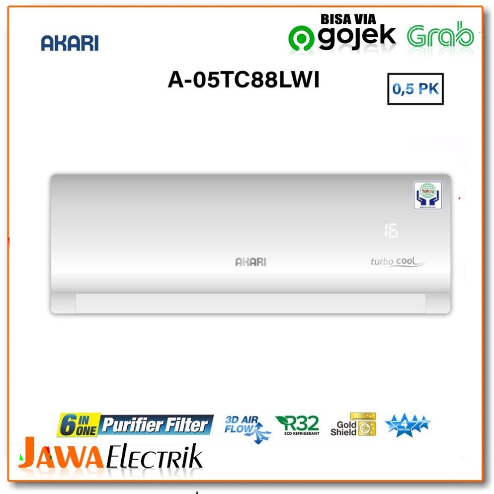 Jual Ac Akari 1/2 Pk + Pasang Akari A-05tc88 Low Watt 400w | Shopee Indonesia