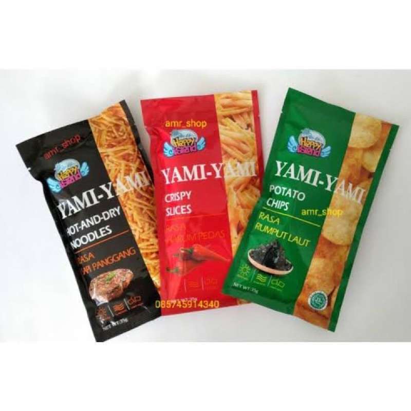 Jual SNACK YAMI UKURAN 35gr BERMACAM VARIAN RASA-HARGA SATUAN-KARTON ...
