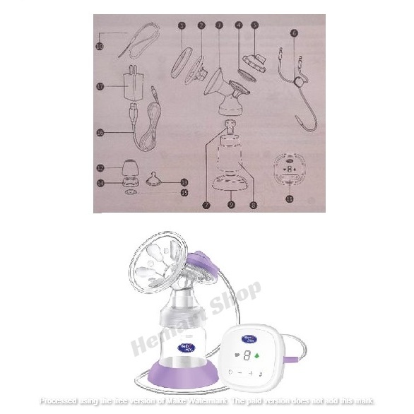 Jual SPARE PART POMPA ASI BABY SAFE BPE01 / BPE02 VALVE DIAFRAGMA KATUP ...