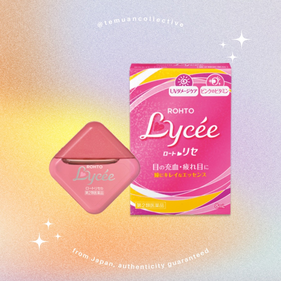 Jual ROHTO Lycée Eyedrops for Fatigued Tired Eyes - Original Japan ...