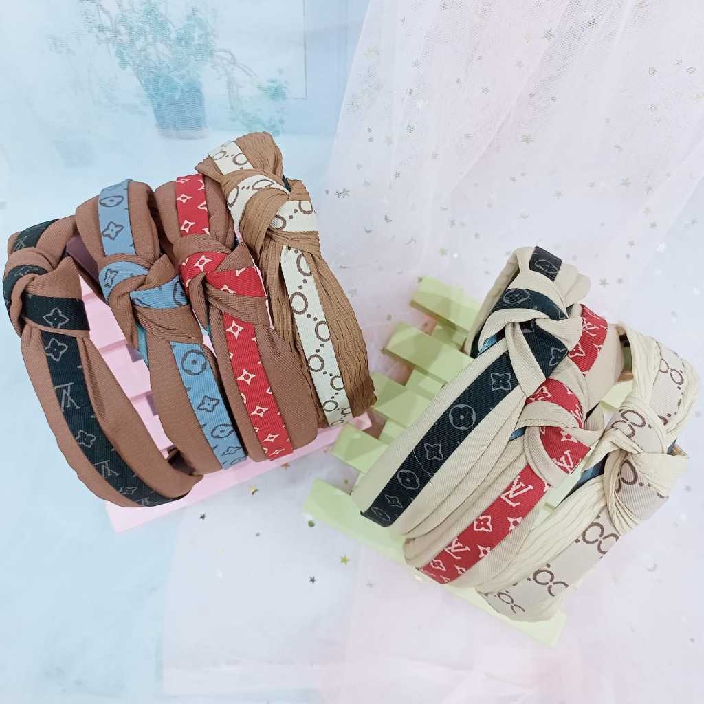 Jual BANDO KOREA DEWASA DUA WARNA / BANDO ELEGANT BANDO WANITA TWIST ...