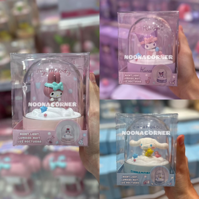 Jual Miniso x Sanrio ‼️ Lampu Tidur / LED Night Light Snow Globe Sanrio ...