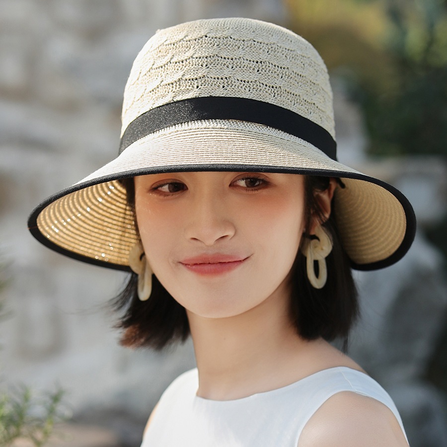 Jual Topi Rajut Wanita Pinggiran Lebar Model Jepang Fashionable ...