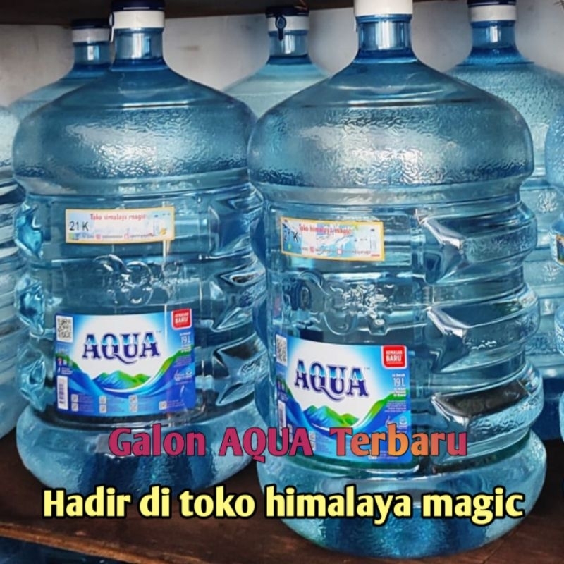 Jual AQUA galon + isi air 19 Liter | Shopee Indonesia
