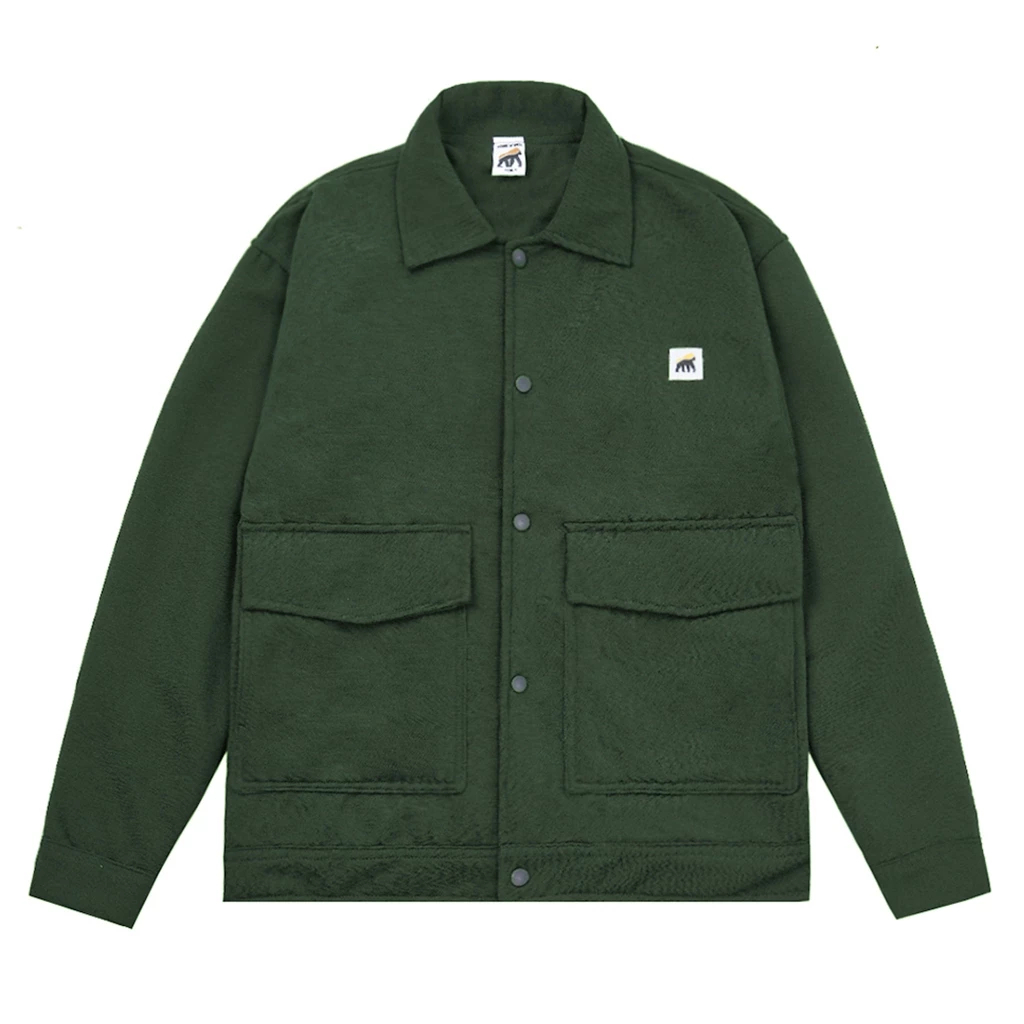 Jual House of Smith PDG Jaket Pria - Nomadic Shacket Green - Jacket ...