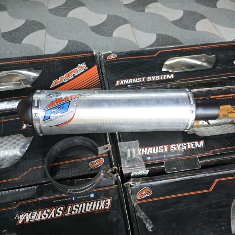 Jual slincer silincer knalpot AHRS F4 original | Shopee Indonesia