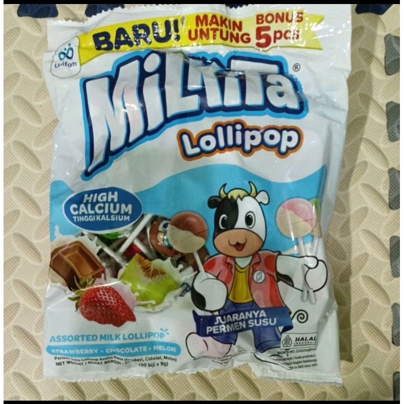Jual Milkita Refill Max Lollipop isi 30 Pcs + Bonus 5 Pcs | Shopee ...