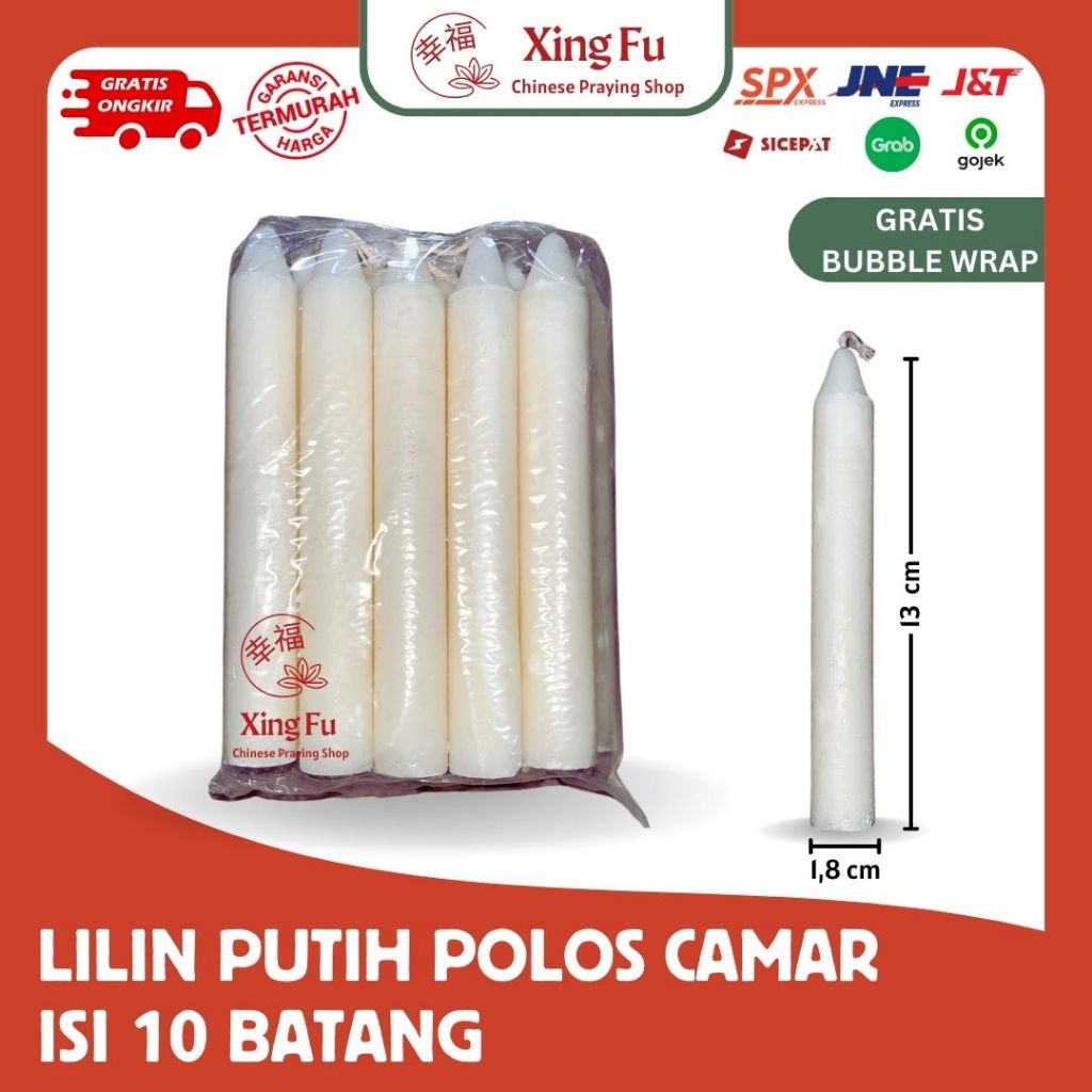Jual Lilin Putih Camar Isi 10 batang | Shopee Indonesia