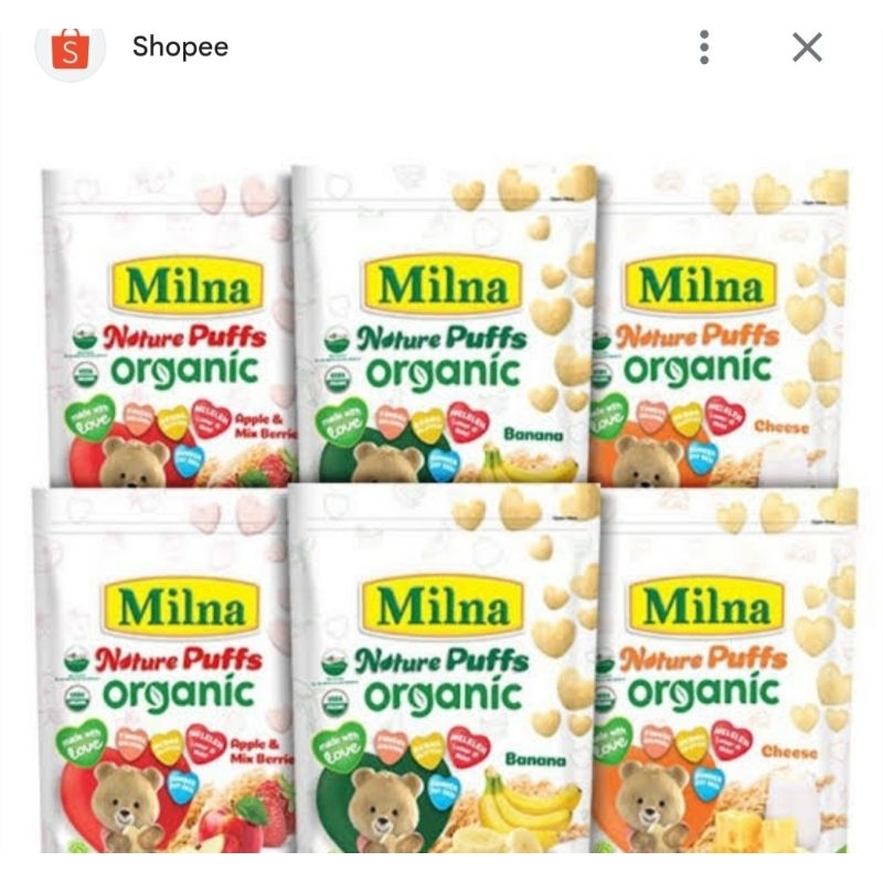 Jual Milna puff all varian rasa | Shopee Indonesia