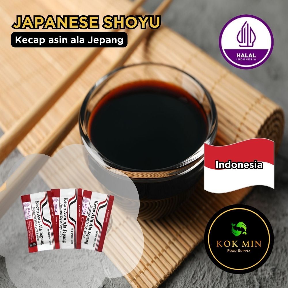 Jual Japanese Shoyu Sachet / Kecap Asin Jepang Sachet / Japanese Soy ...