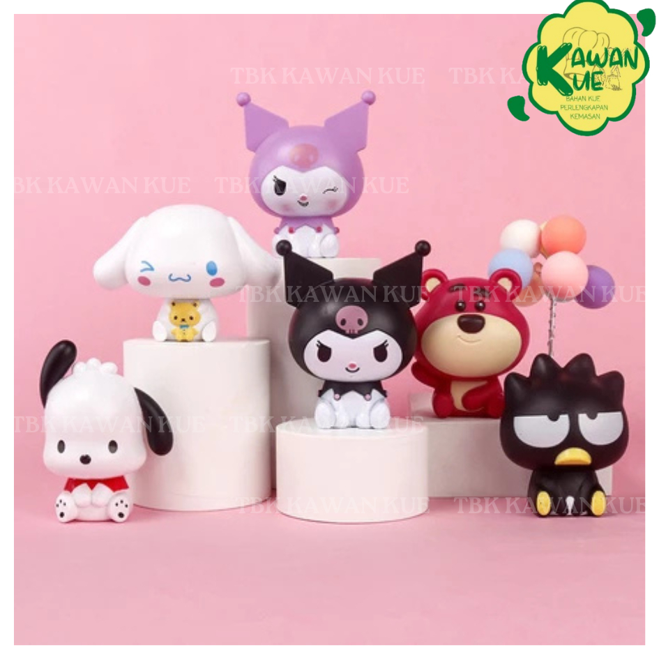 Jual Topper Cake Boneka Kuromi Cinnamoroll Hello Kitty / Topper Boneka ...