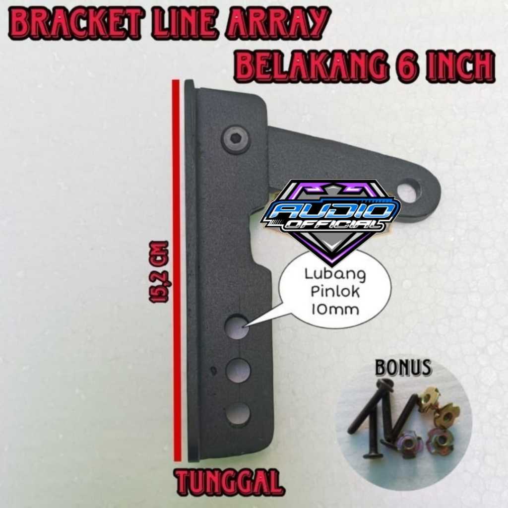 Jual Bracket Gantung BOX LINE ARRAY 6'' / Breket 6 inch (BELAKANG) Bahan Diral Almunium | Shopee ...