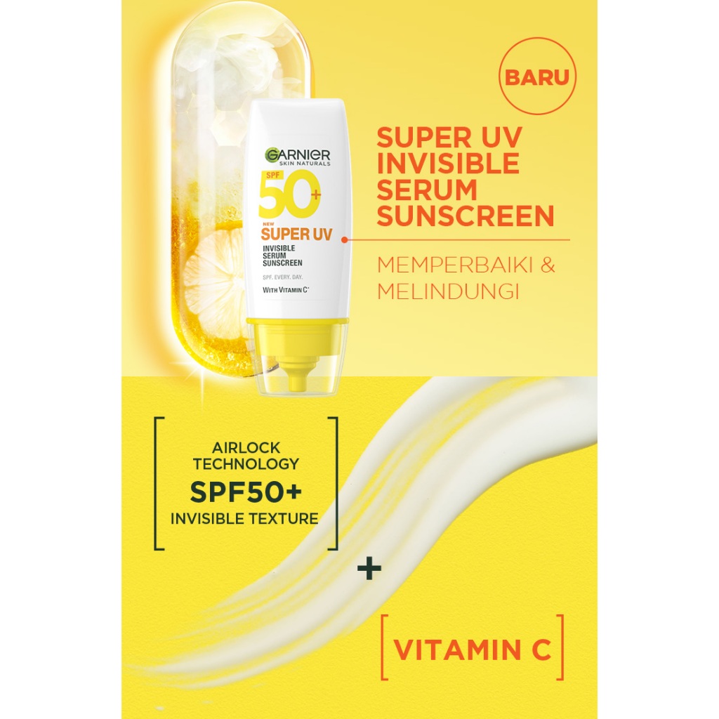 Jual garnier super uv serum sunscreen spf 50 - garnier sunscreen serum ...