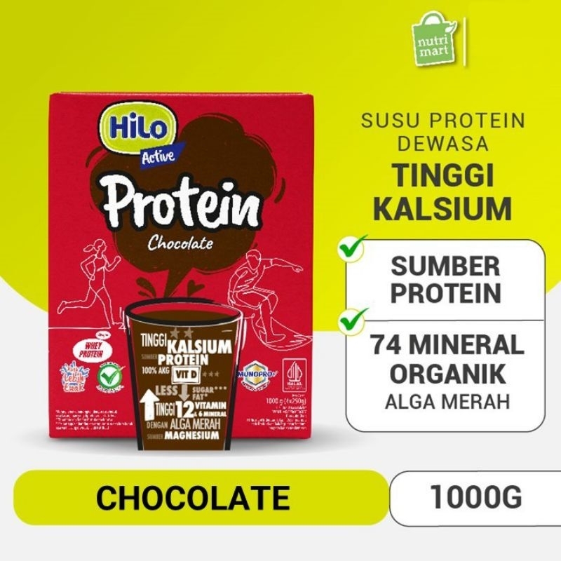 Jual HiLo Active 1kg Original, Chocolate & Vanilla | Shopee Indonesia