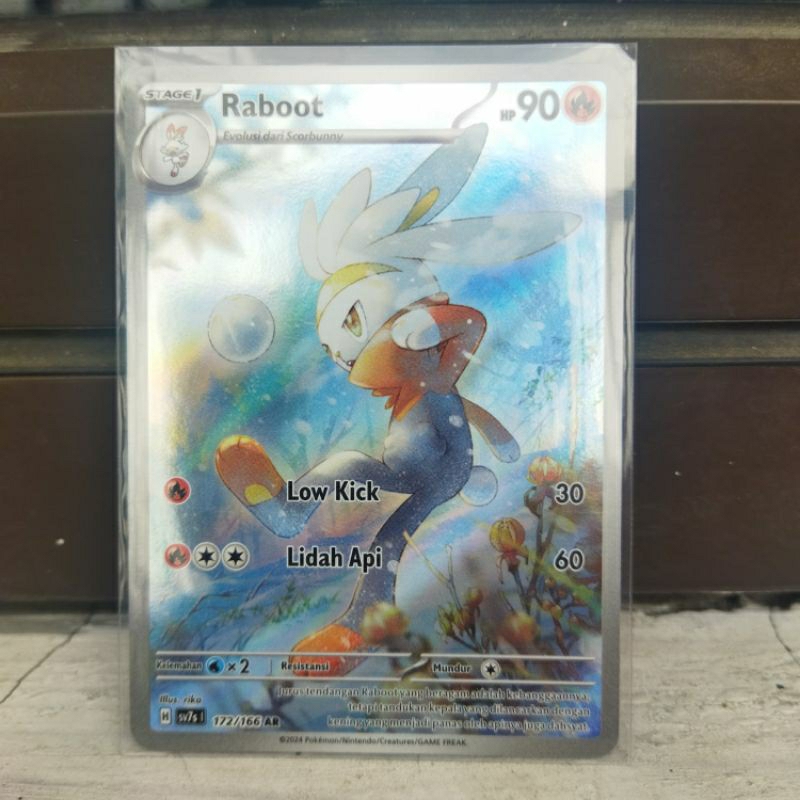Jual Pokemon TCG Indonesia Raboot sv7s 172/166 AR original | Shopee ...