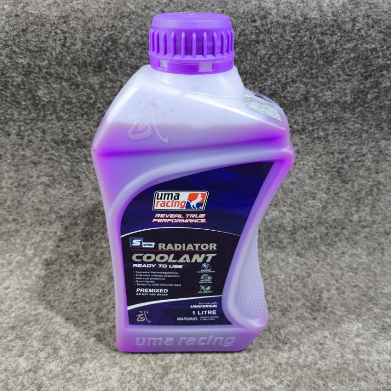 Jual AIR RADIATOR UMA RACING COOLANT 1 LITER UNIVERSAL | Shopee Indonesia