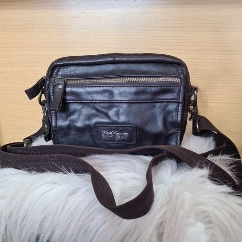 Jual KICKERS Tas Kulit Asli Sling Waist | Shopee Indonesia