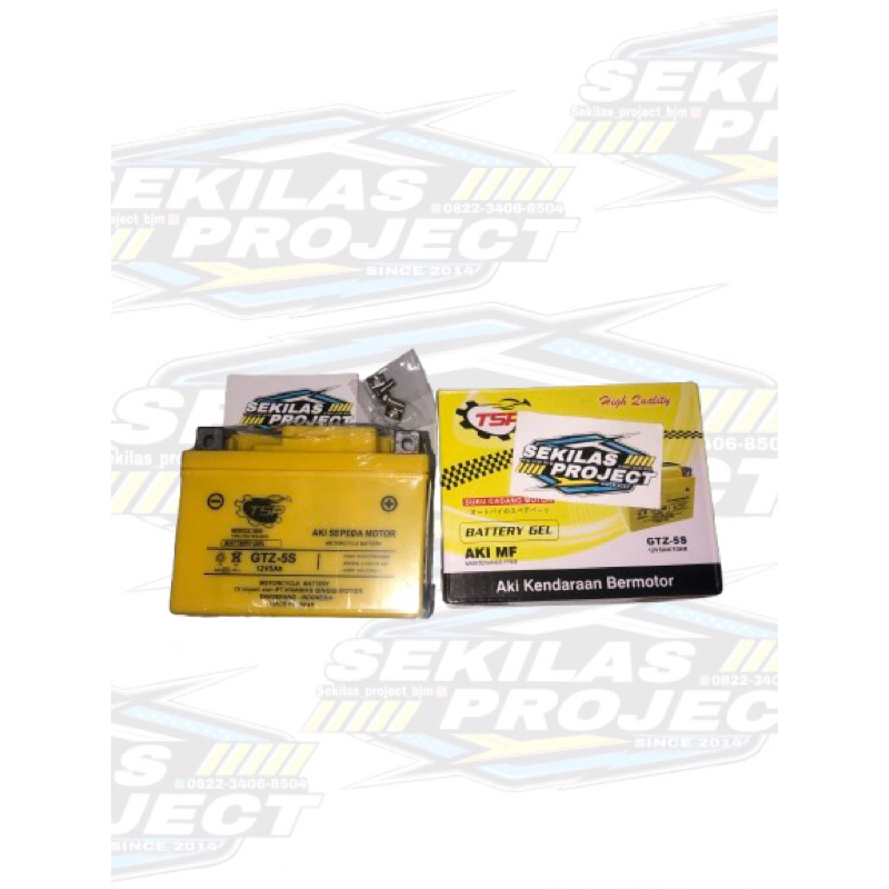 Jual aki accu motor kuning merek tsp, aki kering all varian tipe motor ...