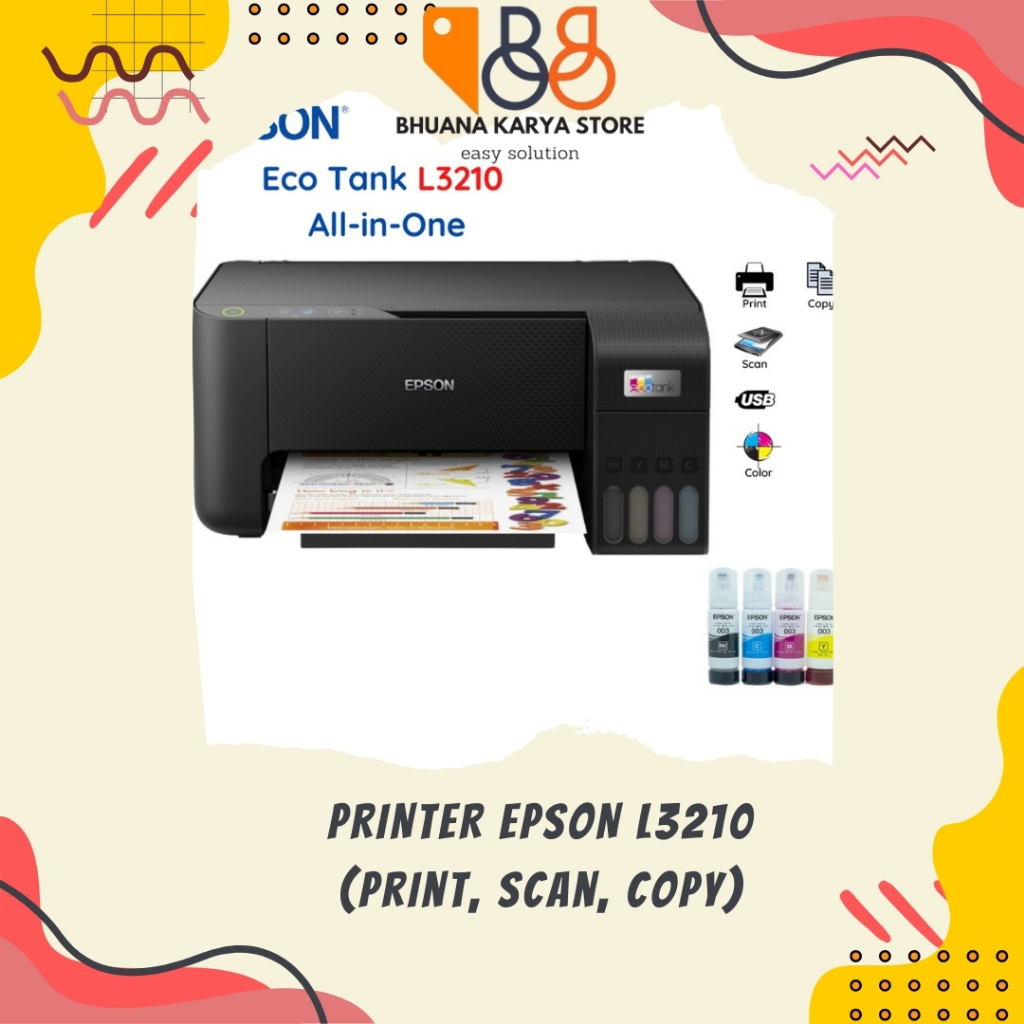 Jual PRINTER EPSON L3210 (Print, scan, copy) | Shopee Indonesia