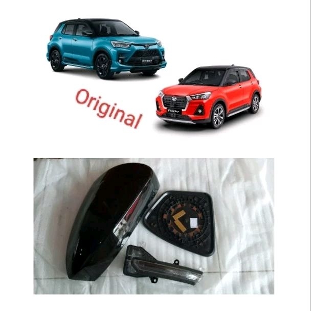 Jual Cover Spion + Kaca Spion + Lampu Sein sen Spion Mobil Toyota Raize ...