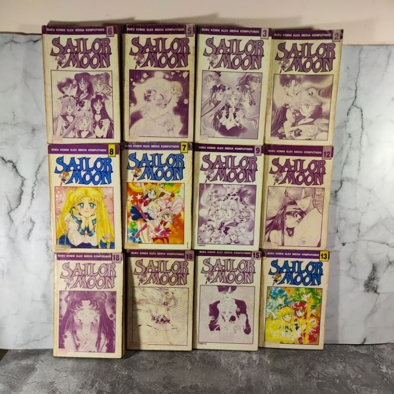Jual Buku / Komik Sailor Moon, Vol 1,2,3,4,5,6,7,8,9,10,11,12,13,15,16,18, Elex Media Komputindo ...